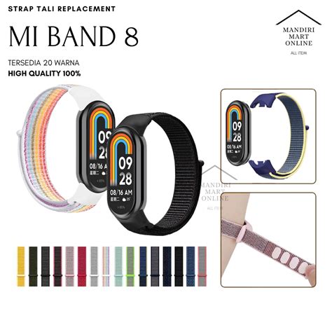 Jual Strap Nylon Xiaomi Mi Band Tali Pengganti Miband Nilon Shopee Indonesia