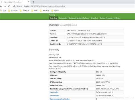 Hdfs集群正常启动，但web页面仅有一个datanode 主节点的问题hadoop只有一个datanode Csdn博客