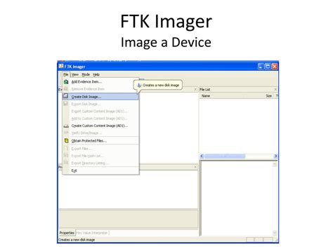 Ppt Ftk Imager 2 6 1 Powerpoint Presentation Free Download Id 1797592