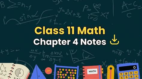 Class Math Chapter Pdf Notes Solved Exercise