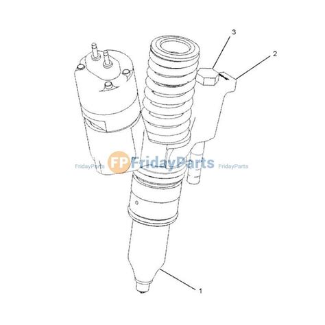 Fuel Injector 249 0705 For Caterpillar Cat Engine C13 Excavator 349 352