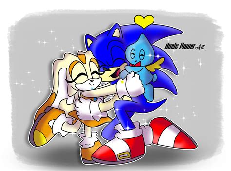 At Sonic Hugging Cream By Nonic Power By Nonicpower On Deviantart