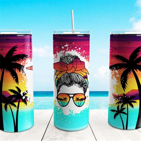 Beach Please Tumbler Etsy