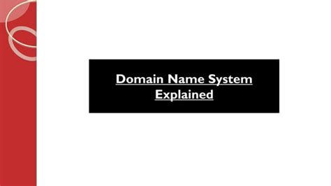 domain name system explained ppt