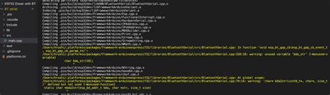 Trying To Use Bluetooth Serial Library · Issue 435 · Platformio