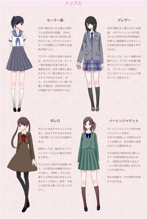 ファッションコーデ☆ On Twitter 学生 服 アニメの制服 ファッションコーデ
