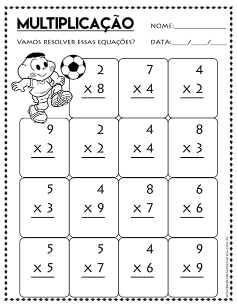 Multiplicação Atividades De Matematica 5 Ano Educa