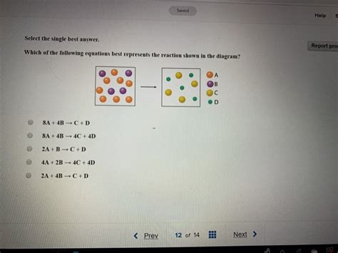 Solved Saved Helps Select The Single Best Answer Report Pro Chegg