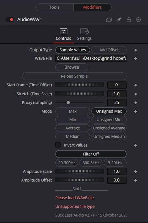 Da Vinci Wont Recognize My File As A Valid Wav File Even Though Its Definitely A Wav File