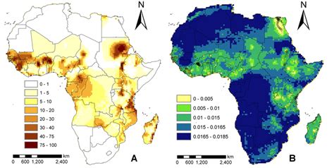 predictions of the final bayesian spatial model a estimates of lf