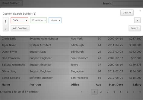 Change Search Builder Counting Logic When Using LiveSearch False DataTables Forums