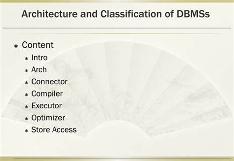 Ppt Architecture And Classification Of Dbmss Powerpoint Presentation Id8969763