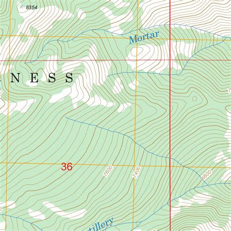 Artillery Dome Id Fstopo Legacy Map By Us Forest Service Topo