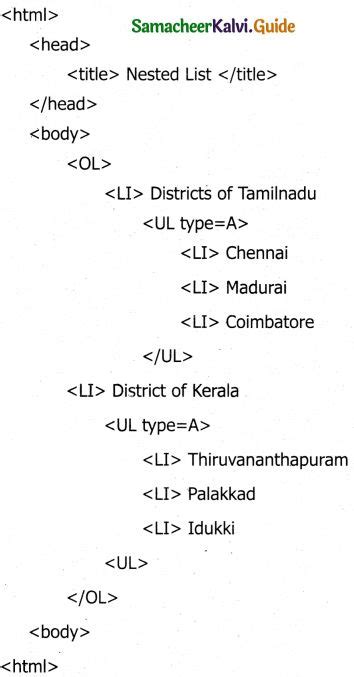 html formatting text tables lists and links