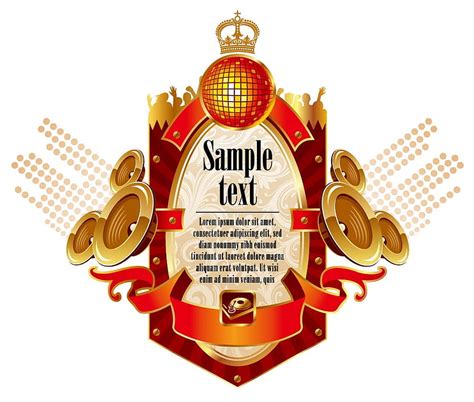 창의적인 음악 레이블 벡터 Eps Uidownload