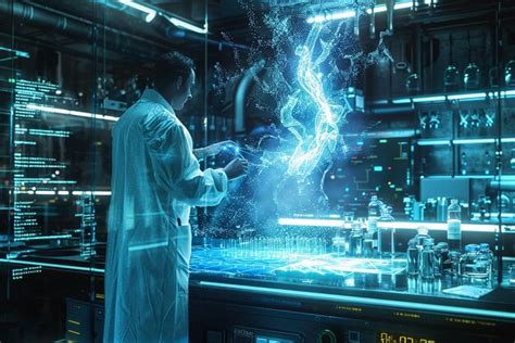 Quantum Teleportation Experiment In Scientists Lab Premium Ai