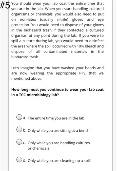 Solved QUESTION Aseptic Transfers In This Lab Exercise Chegg Com