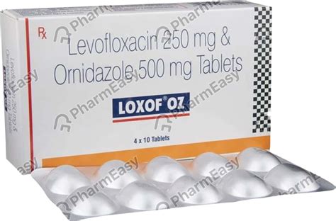Loxof Oz Strip Of 10 Tablets Uses Side Effects Price And Dosage