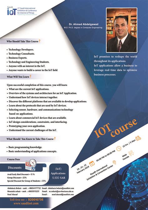 I Will Be Teaching A Short Course In Iot Applications At The 2nd Saudi