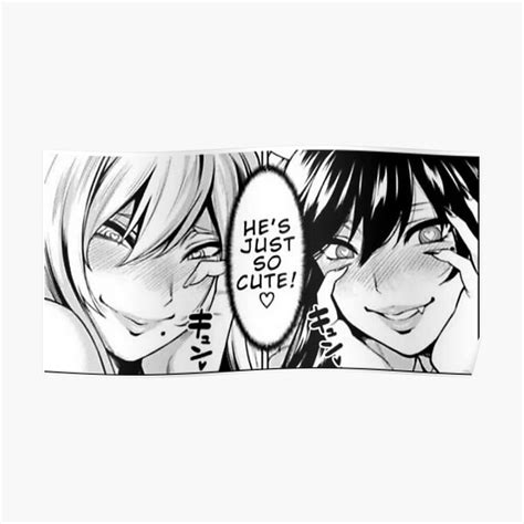 Hes Just So Cute Meme Poster For Sale By Dumbanimememes Redbubble