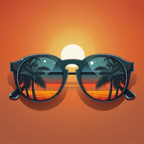 Gafas De Sol Vector Premium