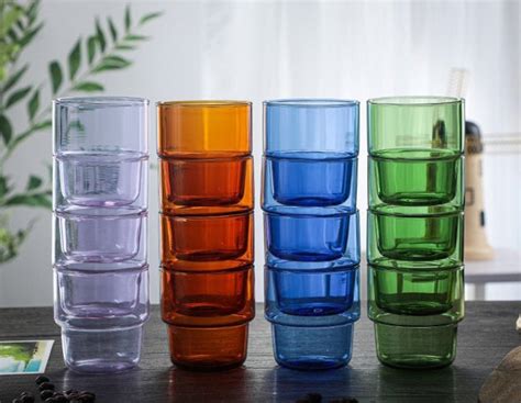 Handmade Stackable Drinking Glasses Our Dining Table