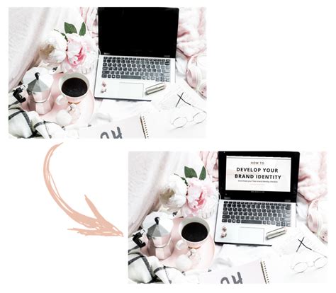 How To Add An Image On A Mock Up She Bold Stock