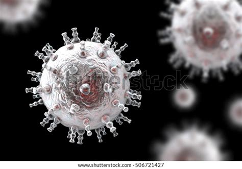 Kaposis Sarcoma Virus 3d Illustration Herpes Stock Illustration