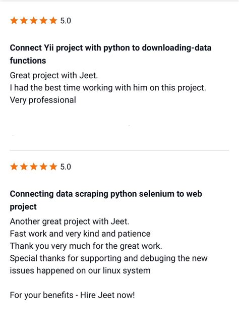 My Frequent Clients Review Jeet Parmar