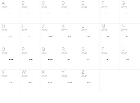 Morse Code Font