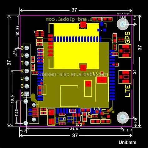 Sim7000e Development Board Gprs Edg Lte Cat M1 Emtc Nb Iot Module