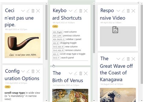A Multi Column Layout Storyview Css Talk Tw