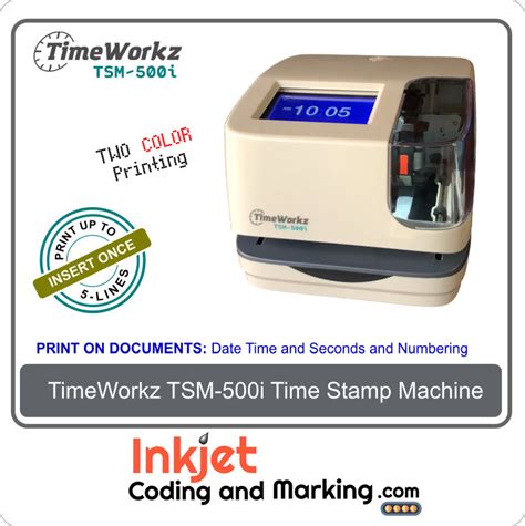 time stamp machine timeworkz tsm 500i