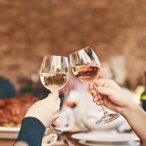 Hands Wine Glass And Toast With Wine At Party Holiday Celebration And