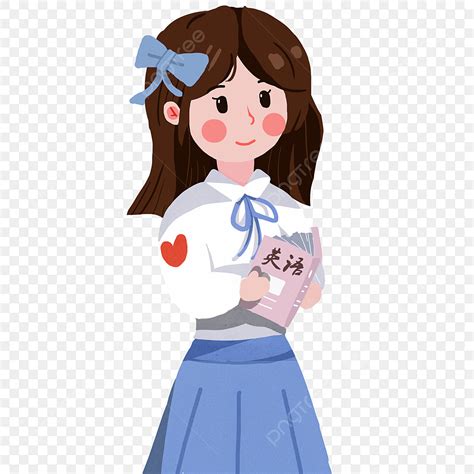 รูปวัสดุ Png การ์ตูนนักเรียนหญิง Png นักเรียนหญิง นักเรียนหญิงในเครื่องแบบ ผมสั้นน่ารัก