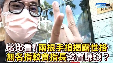 比比看！兩根手指揭露性格 無名指較食指長「較會賺錢」？ Chinatimes Youtube