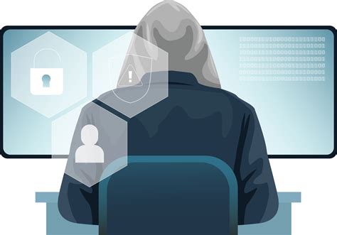 A Hacker Is Trying To Hack A Government Site 7192196 Vector Art At Vecteezy