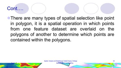 Spatial Analysis And Modeling Pptx