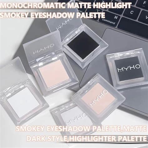 PALETTE DE FARDS à paupières Smokey à reflets mats monochromatiques maquillage EUR