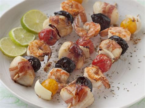 Brochette De St Jacques Et Gambas Recette De Brochette De St Jacques Et Gambas