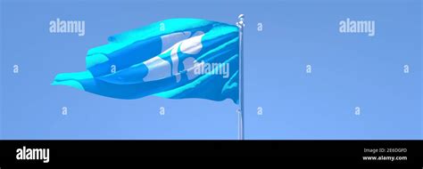 3D Rendering Of The National Flag Of Organization Of The Petroleum