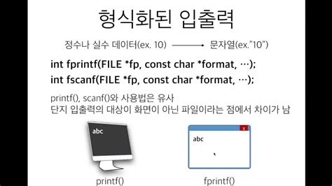 1510 형식화된 입출력 널널한 교수의 기초 C언어 Ft C 코딩 Youtube