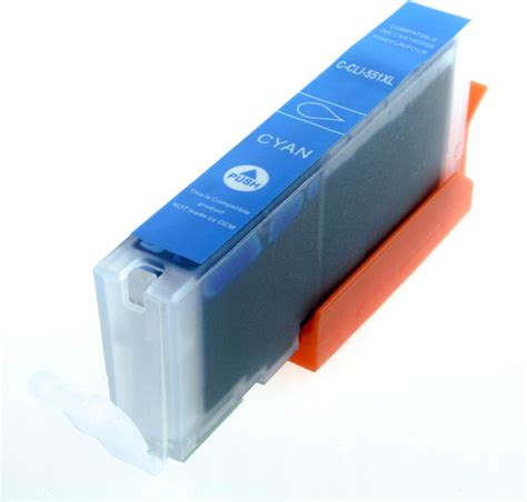 Tusz Pdz Canon Cli 551 Cyan 2 Sztuki Ip7250 Mg5550 Mg5650 Do Drukarki