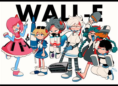 Vn Go Pr T Vaq M Brl A Han S And 1 More Wall E Drawn By Karabako