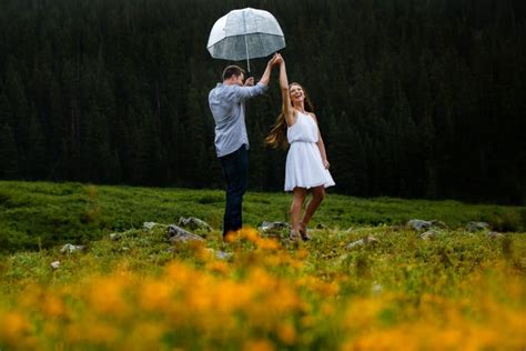 Loveland Pass Summer Engagement Photos In Colorado