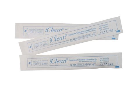 Disposable Virus Testing Collect Specimen Sterile Swab Sticks 148mm