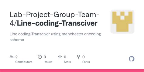github lab project group team 4 line coding transciver line coding transciver using