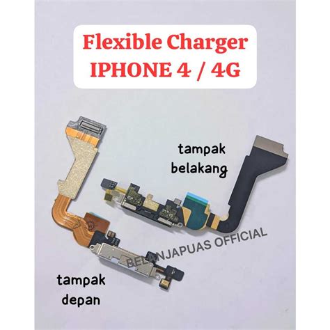 Jual Fleksibel Flexible Konektor PCB Papan Charger Cas IP 4 IP 4G IP4 Shopee Indonesia