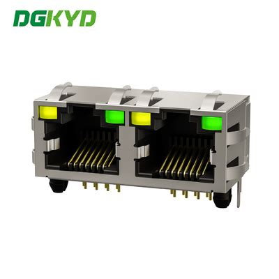 RJ 45 Panel Interface Connecte Cat6 PCB Jack Ethernet RJ45 Female Connector DGKYD561488GWA1DY1022