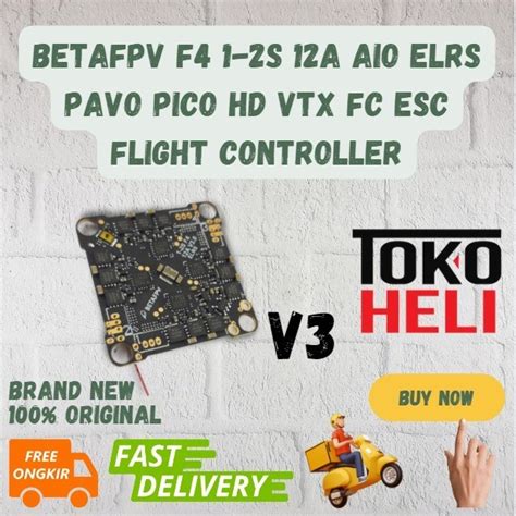 Betafpv F4 1 2s 12a Aio Elrs Pavo Pico Hd Vtx Fc Esc Flight Controller